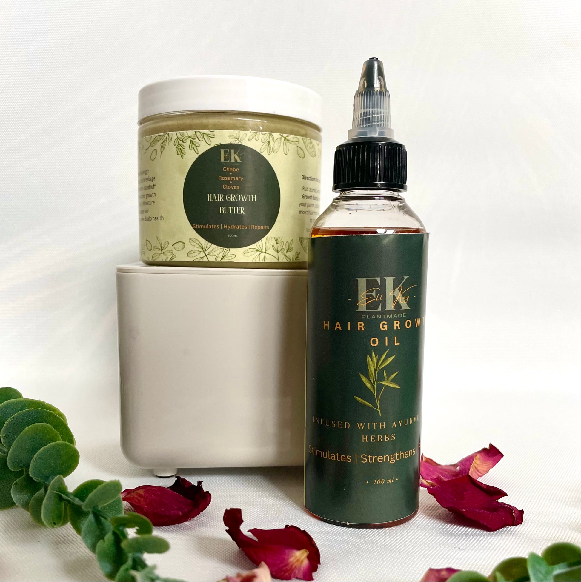 Hair Growth oil and butter duo set – Ell-kay Essentials